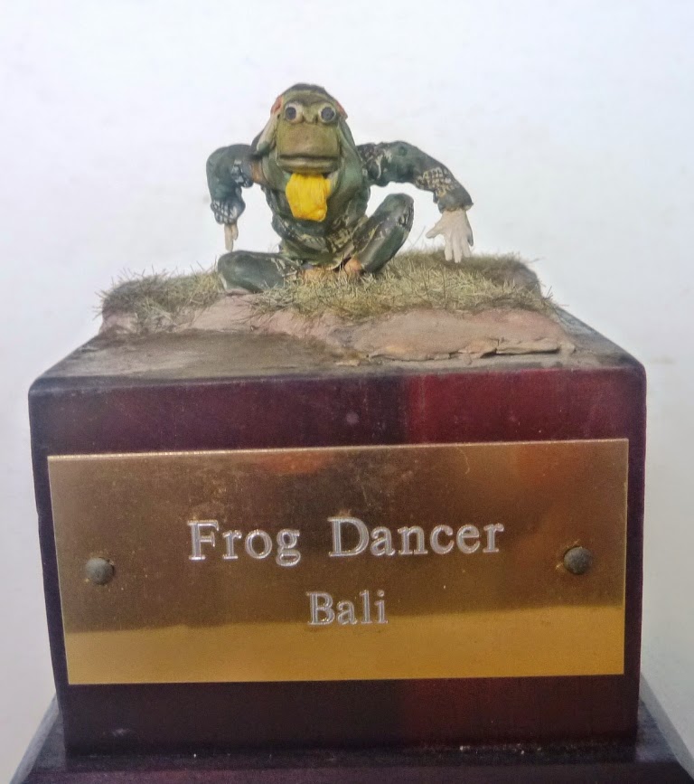 Defining A Miniature Figurine Collection: Balinese frog dancer