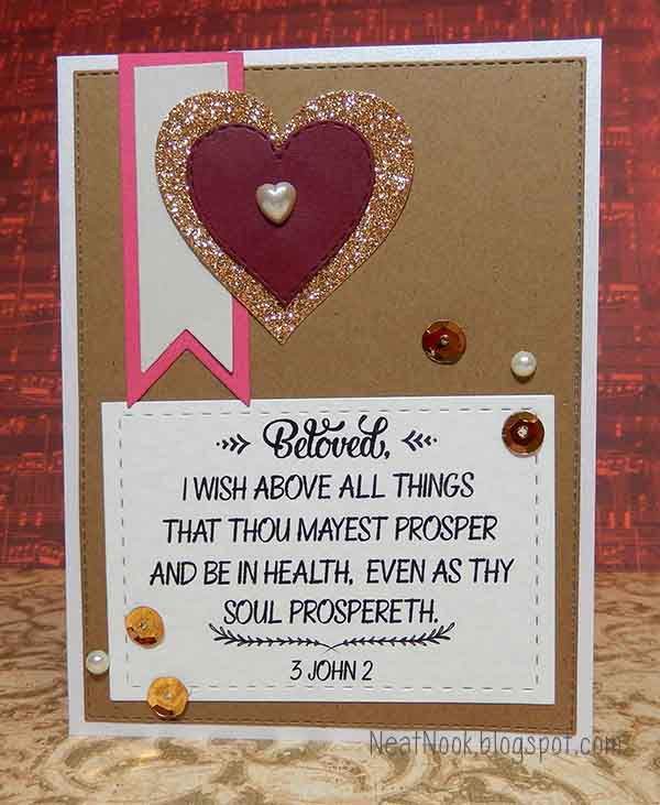 Neat Nook Creations: Beloved Heart Card