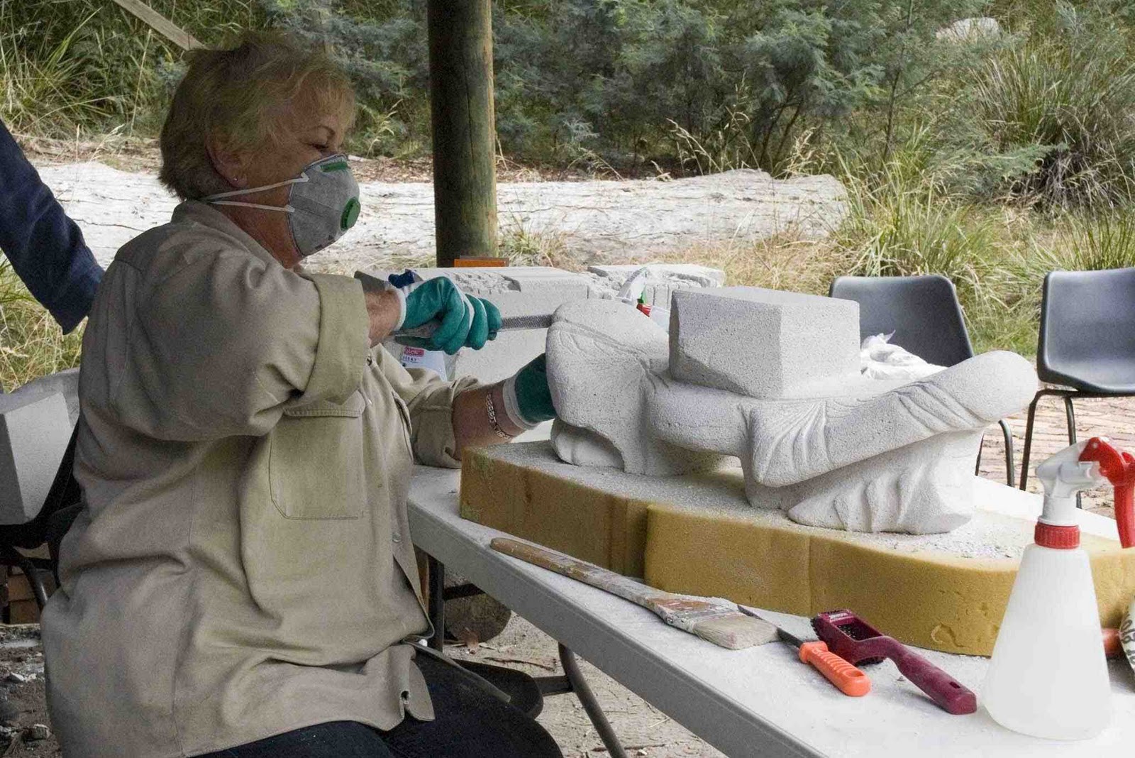 West Tamar Arts Group: Hebel Carving Workshop