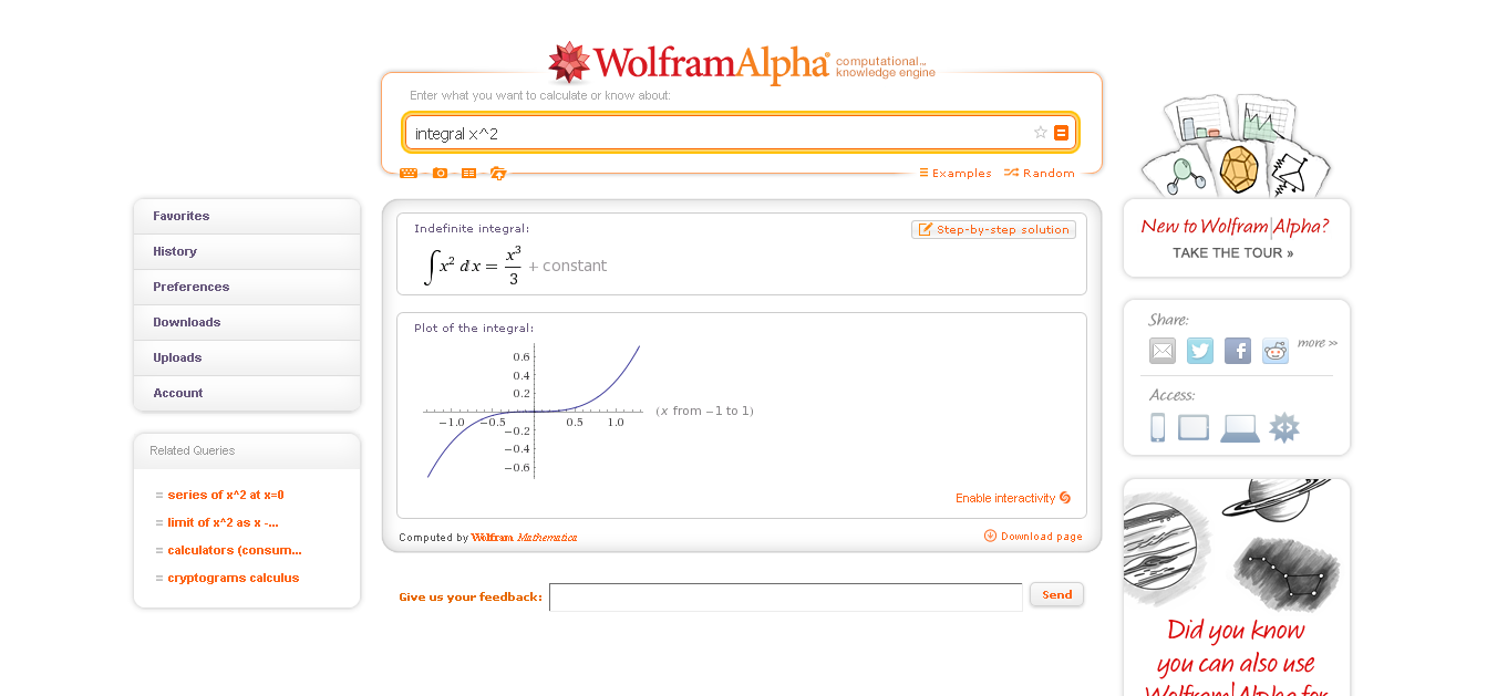 Komputasi: Wolfram Alpha ~ Dunia Fisika