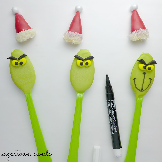 Sugartown Sweets: Grinch Candy Spoons