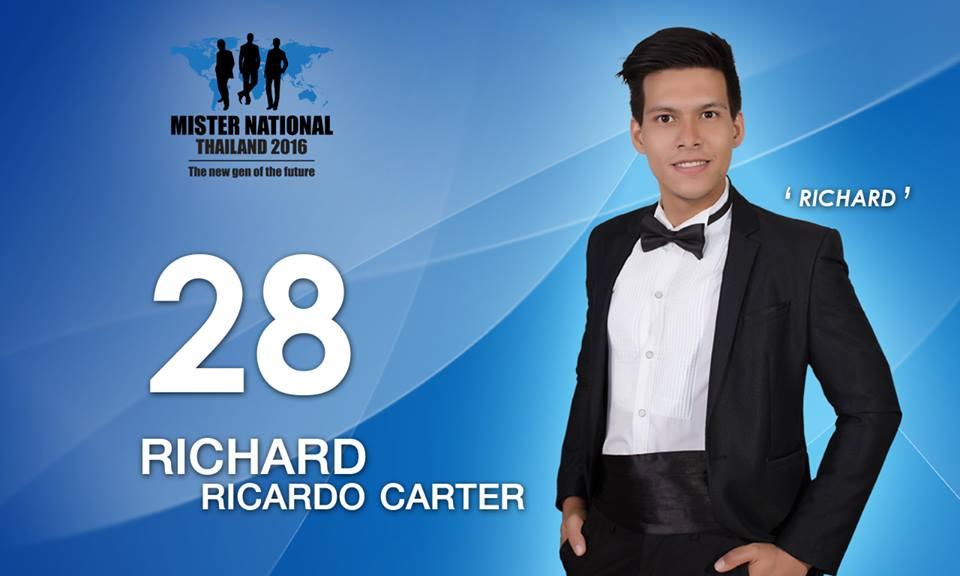 Richard Ricardo Carter: Mister Continental Tourism Thailand 2017 ...