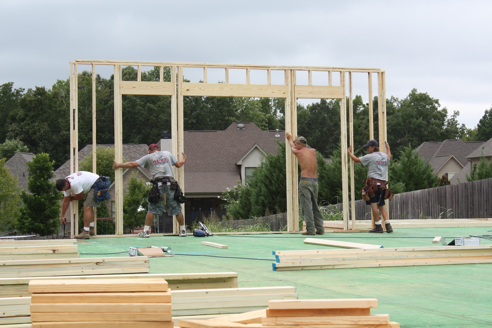 Home, Home on the Plains: The First Walls