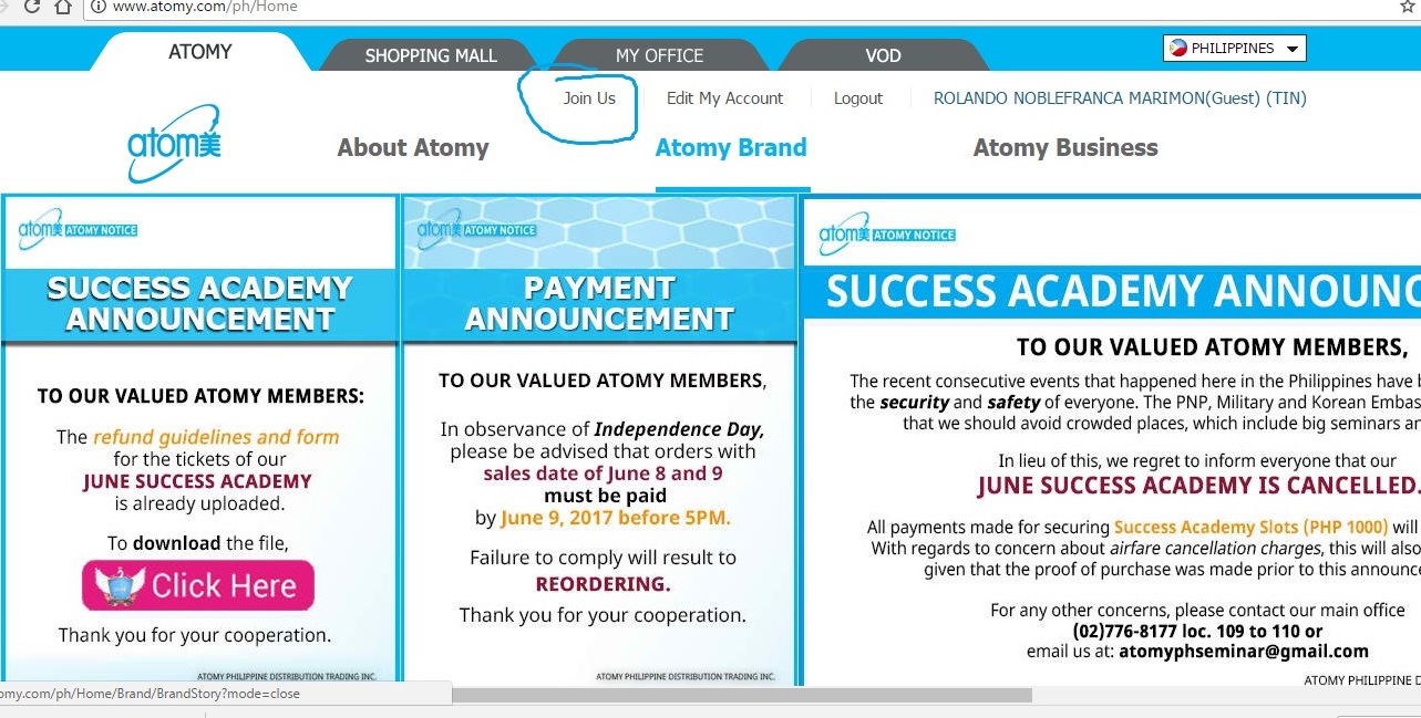 Atomy Products and Benefits: FREE REGISTRATION