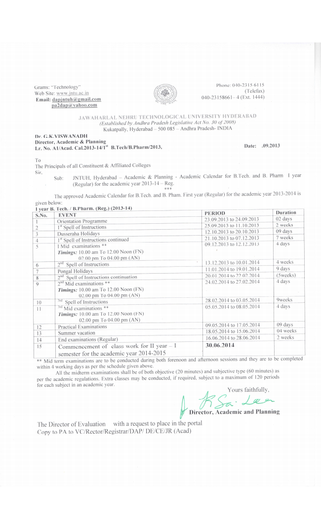 Door Of Knowledge B Tech I Year Academic Calender For Academic Year door-of-knowledge-b-tech-i-year-academic-calender-for-academic-year