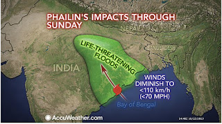 Geology in Motion: Tropical Storm Phailin (Phailin means sapphire in Thai)