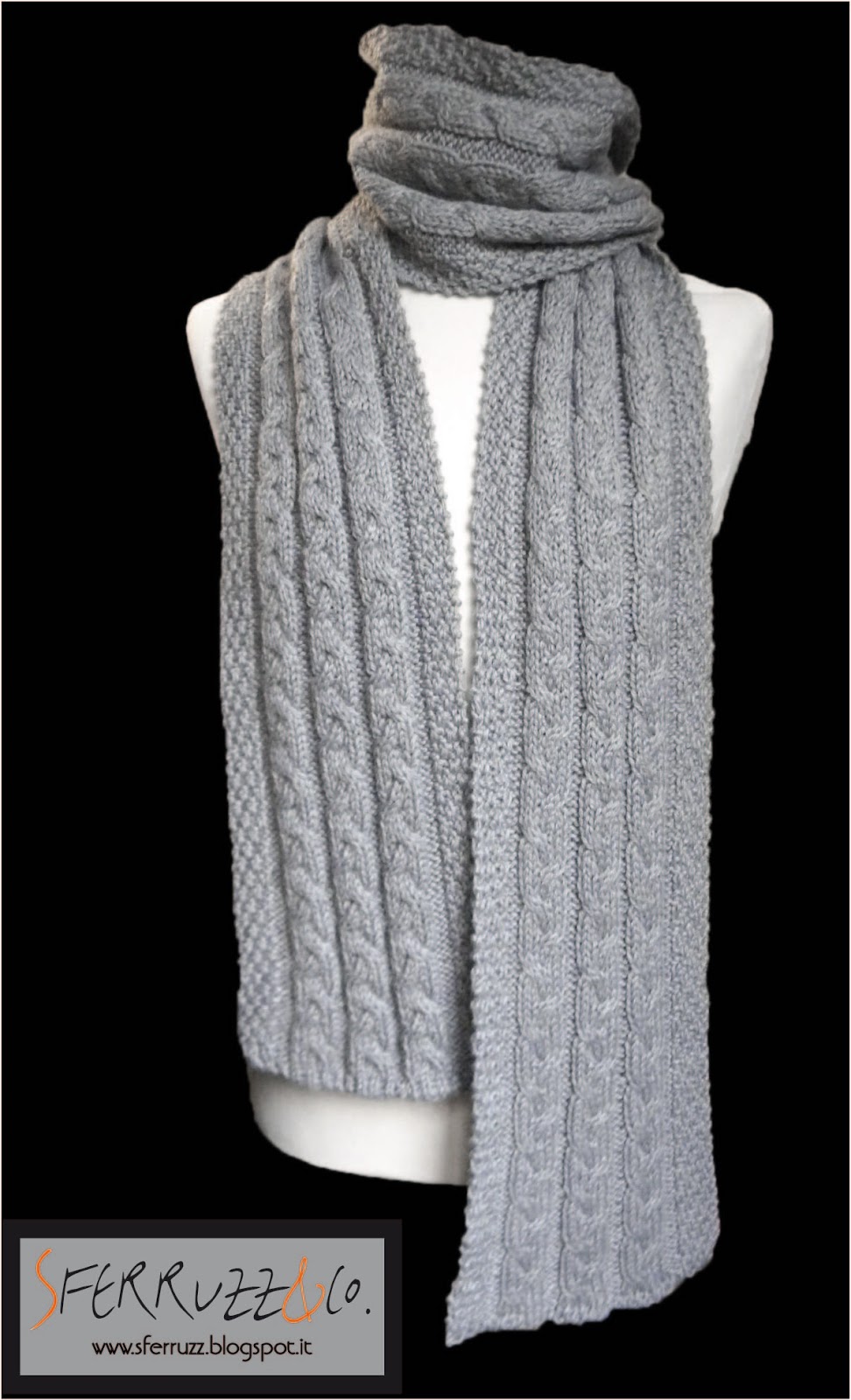 Due sfumature di grigio/ Sciarpa e cappello da ragazzo