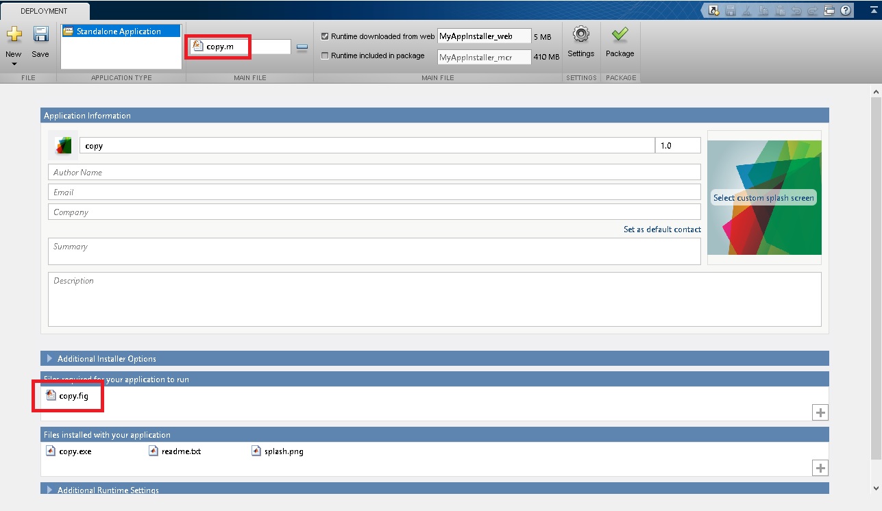 Tutorial GUI MATLAB : Membuat GUI MATLAB executable (.exe) - blog kibe