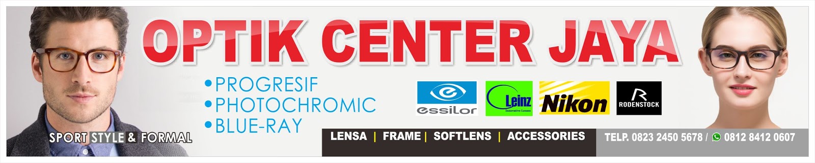 CONTOH BANNER OPTIK KACAMATA - Agen87