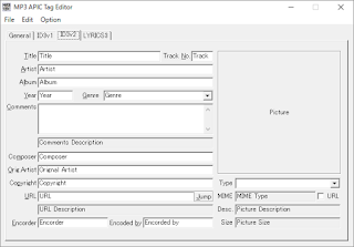 suzukiz: MP3 ID3タグ編集ツール MP3 APIC Tag Editor 公開