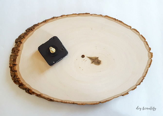 How to Make a Wood Slice Clock | DIY beautify - Creating Beauty at Home