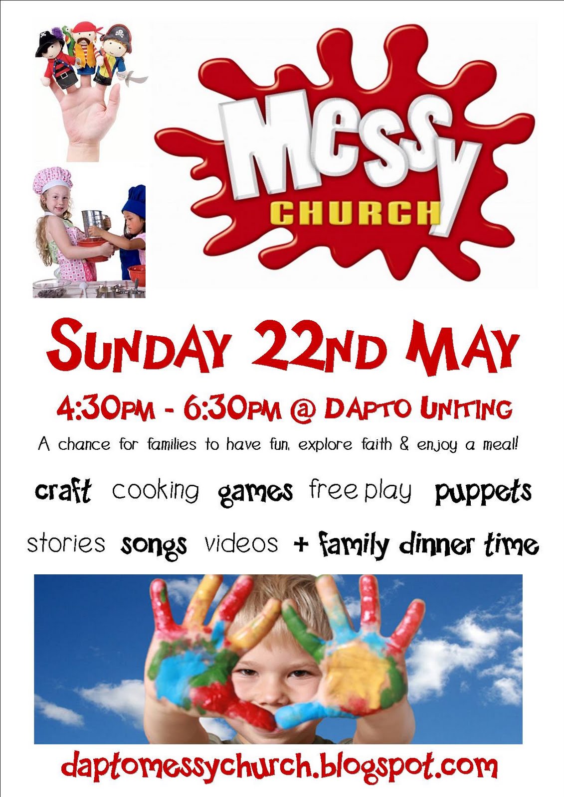 Messy Church @ Dapto Uniting: April 2011