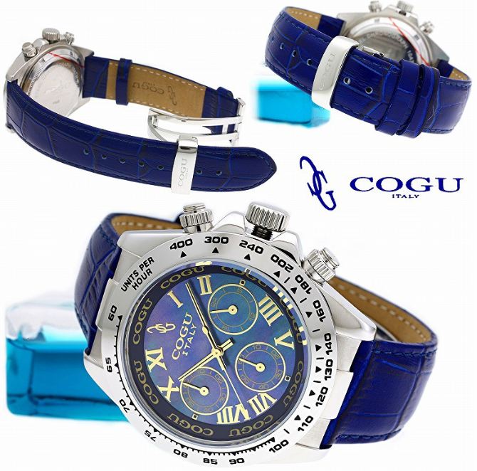COGU ITALY メンズ 腕時計クロノグラフ・コグ メンズ レディース 兼用 | 世界のブランド iBB