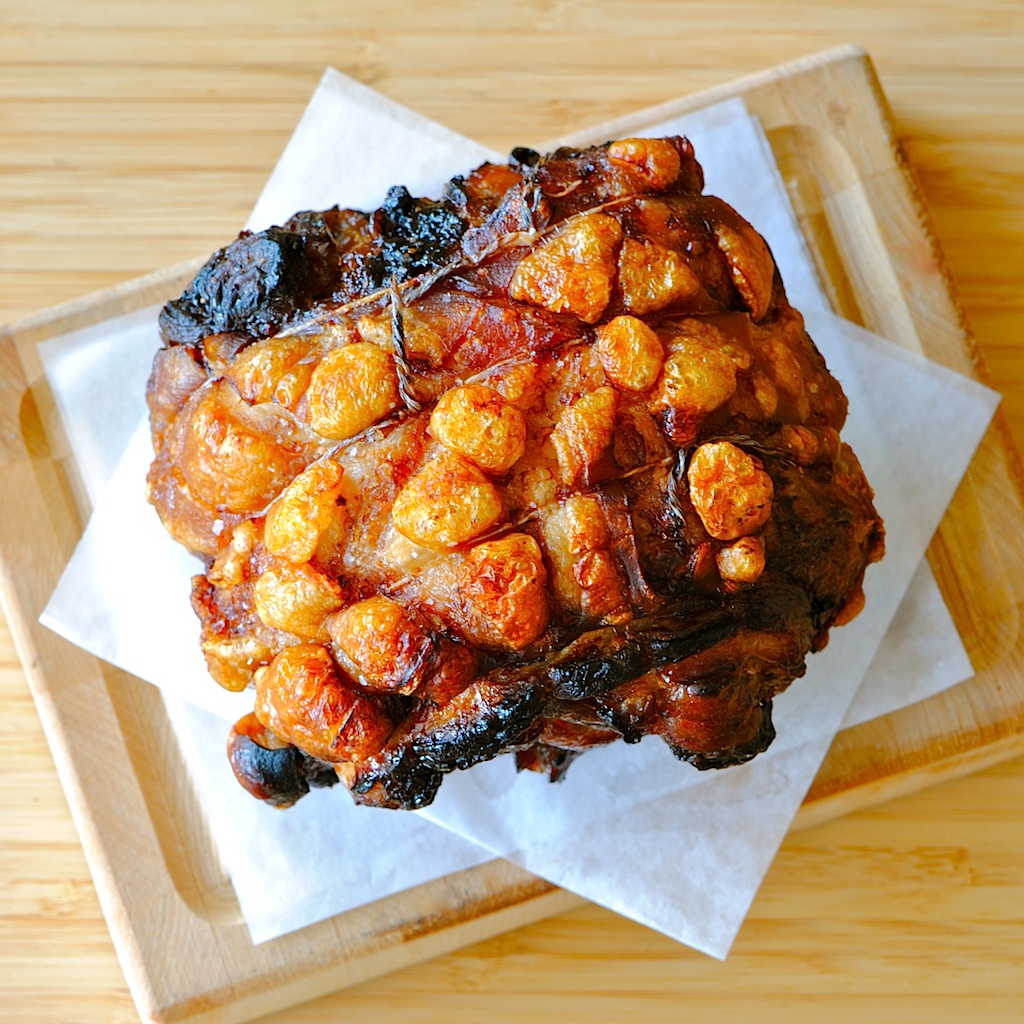 JULES FOOD...: Soy Sesame Ginger Marinated Pork Belly Roll - Roasted ...