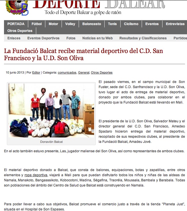 Fundació Balcat: de juny 2013