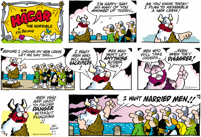 Wordsmithonia: Favorite Fictional Character --- Hagar the Horrible