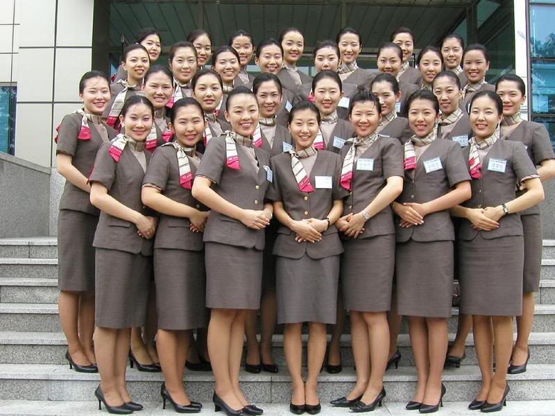 Asiana Airlines Stewardess Uniforms ~ Cabin Crew Photos