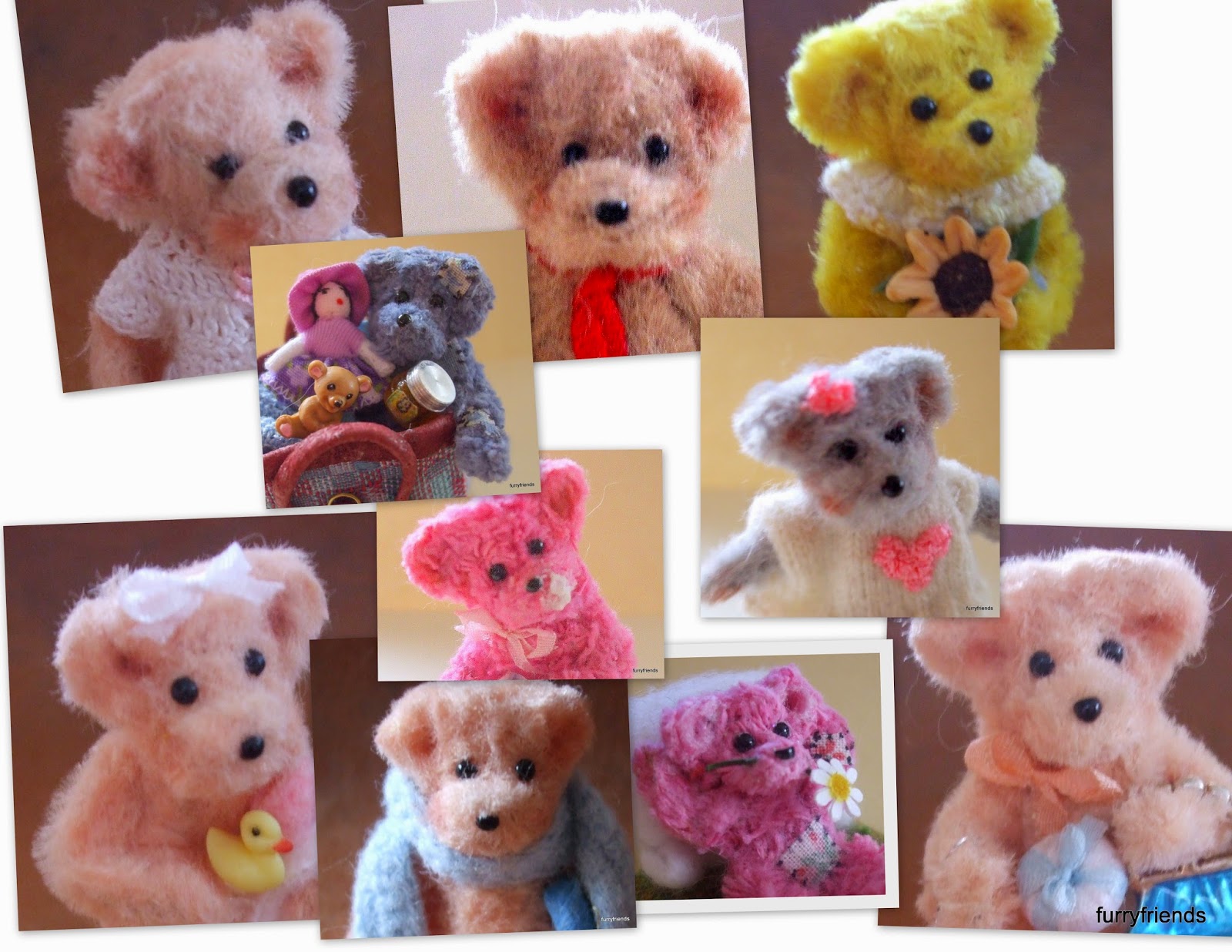 Marianne's Miniverse: Making chenille stem bears