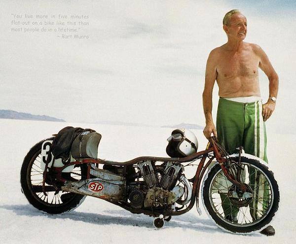 Musings Of A Motorcycle Aficionado........: Burt Munro Sets New Speed ...