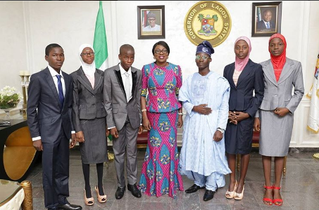 Photos: One day Governor of Lagos State pays a courtesy visit to First ...