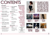 G321Morris: Music magazine contents page audience feedback