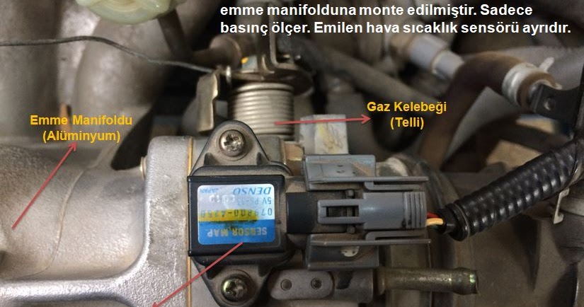Map Sensörü Arızası Çözümü Ve Kontrolleri P0105 P0106 P0107 P0108 P0109