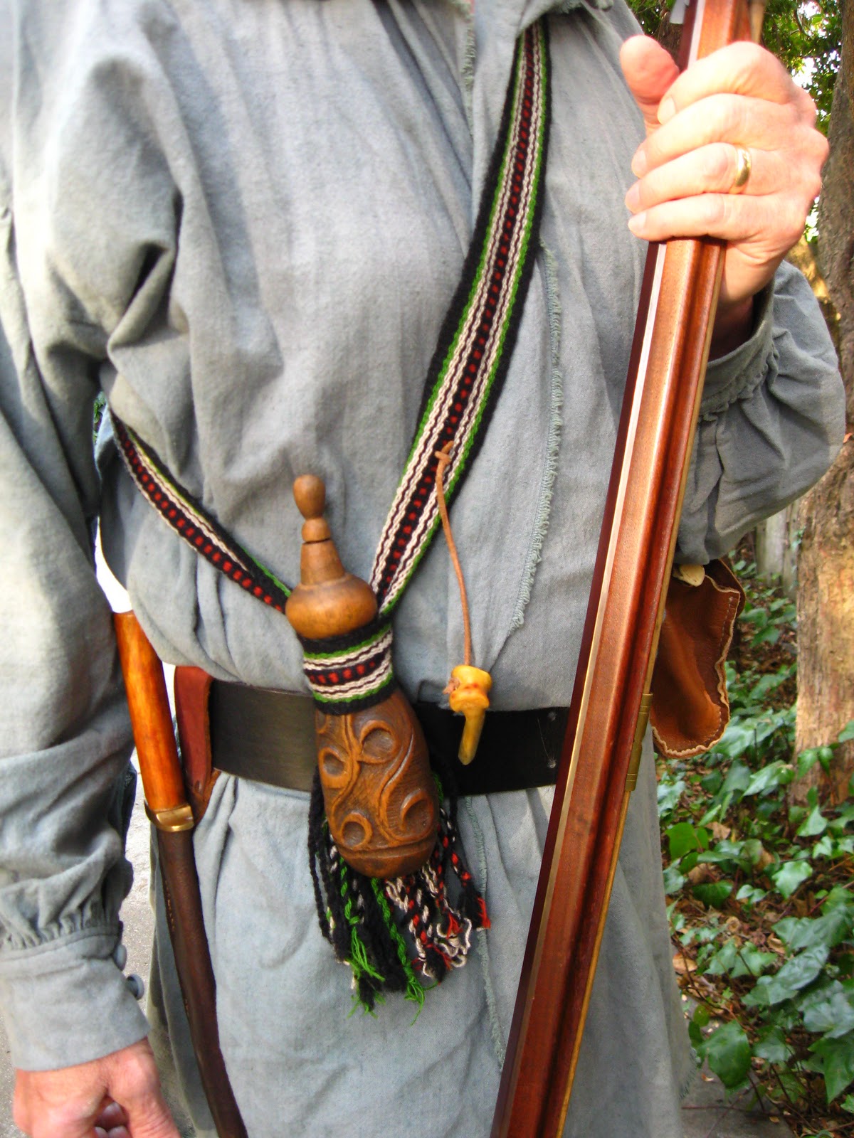 ASpinnerWeaver: Bags, Straps and Powder Horns