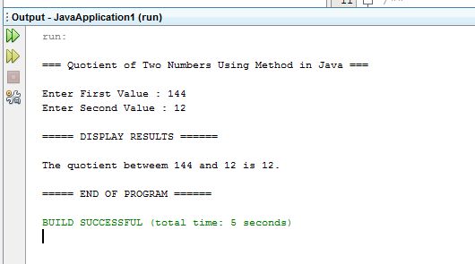 Free Programming Source Codes And Computer Programming Tutorials Quotient Of Two Numbers In Java