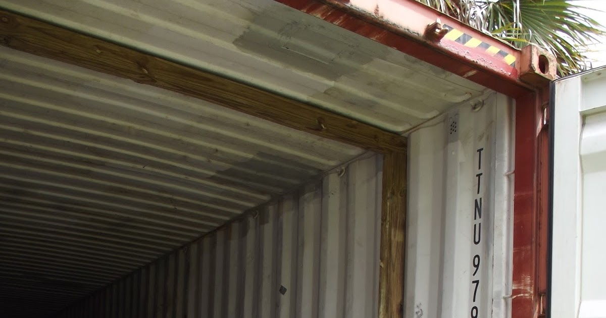 The Compound: Container Interior Support Beam Construction