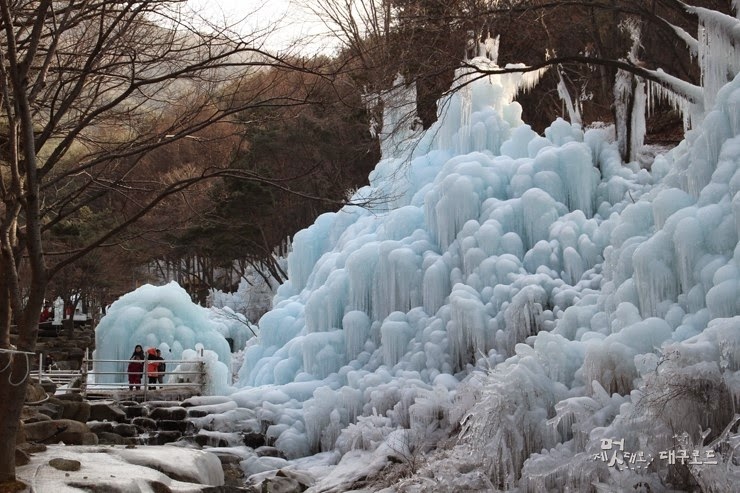 Meet Daegu’s Snow Palace: Biseul Mountain Recreational Forest Ice Hill ...