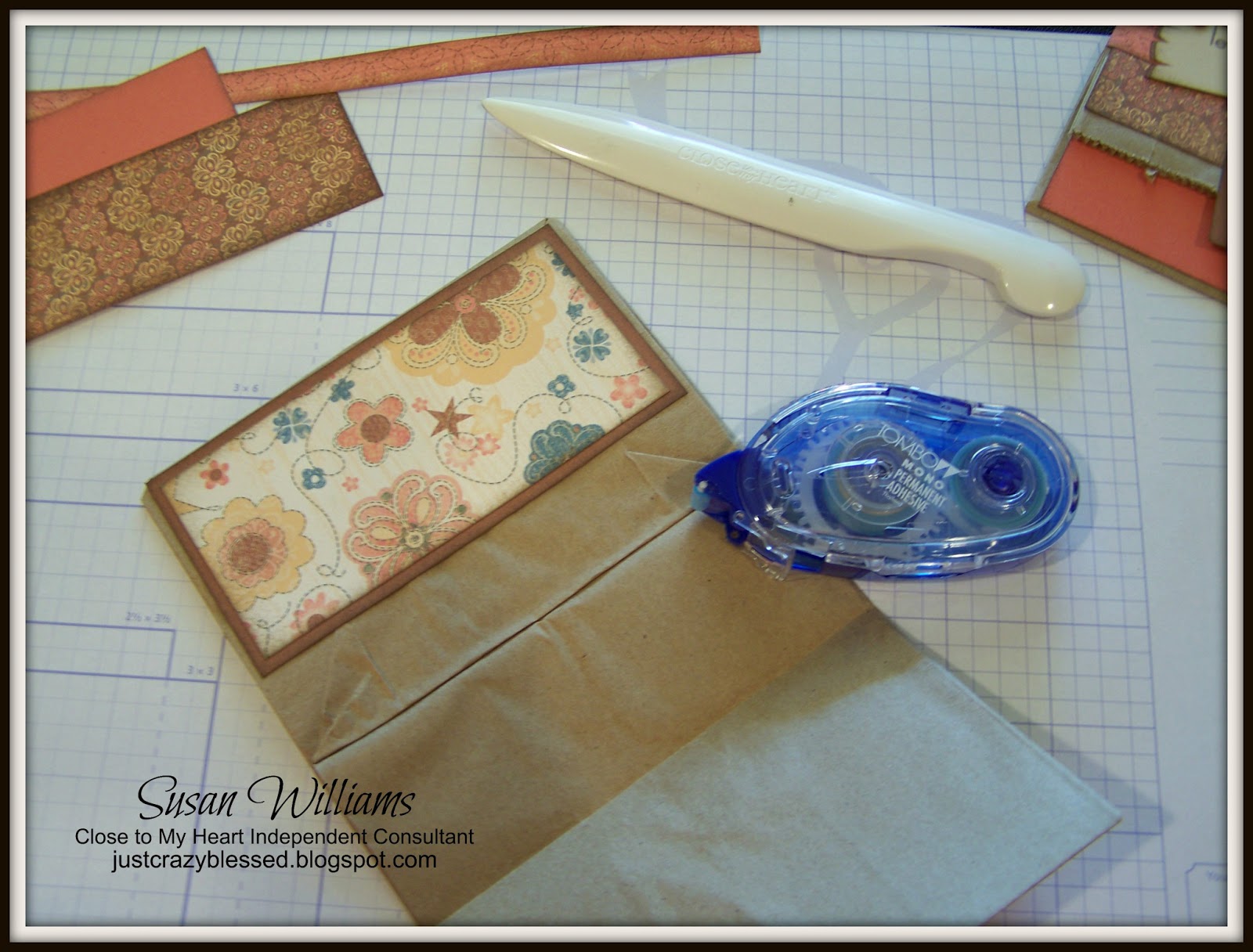 Just Crazy Blessed : Paper Bag Pocket Tutorial