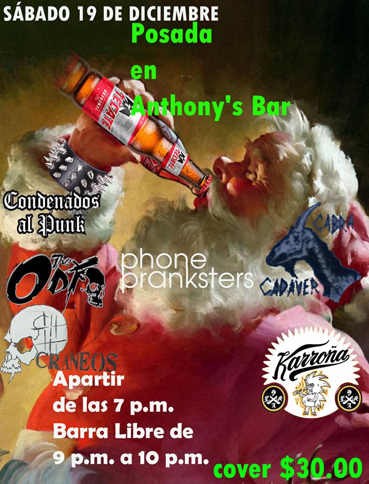 Ensenada Metal Underground: Posada Rockera en Anthonys Bar este Sabado ...