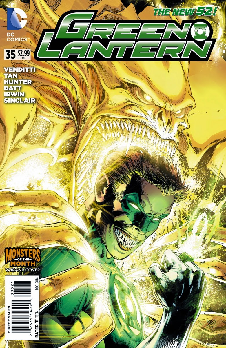 Weird Science DC Comics: Green Lantern #35 Preview (Godhead)