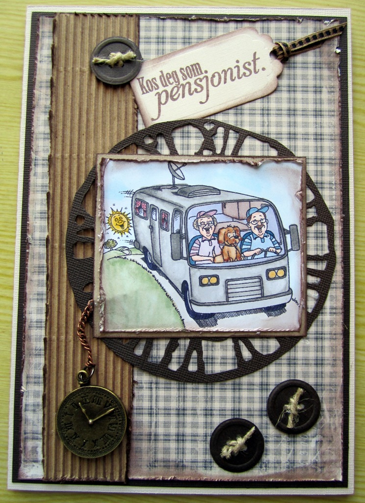 Heidis papirblogg: Kort til pensjonist