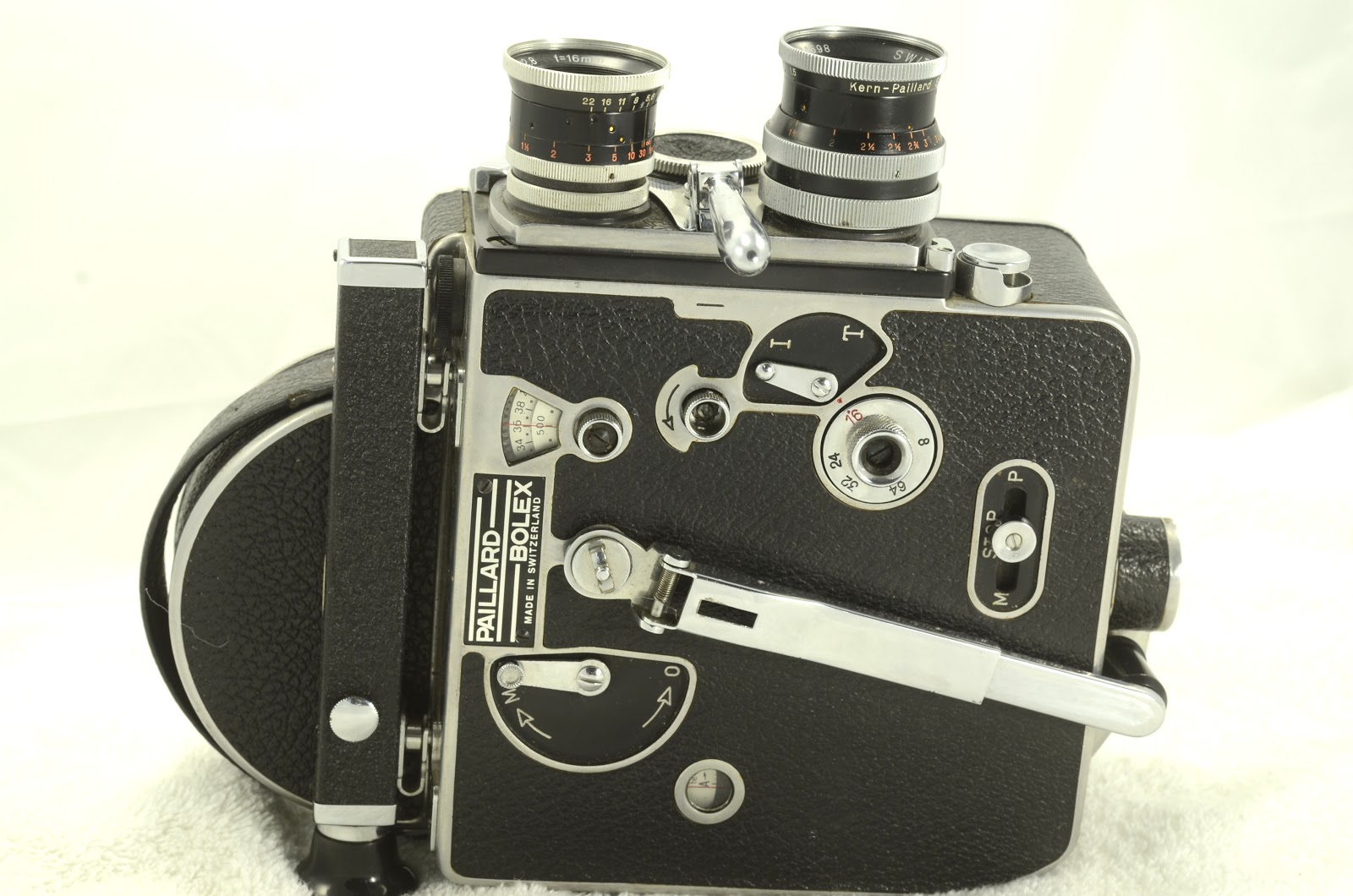 Vintage Camera House: Bolex H16 Camer with 2 Yvar lenses