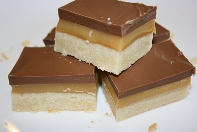 Caramel Shortbread Squares