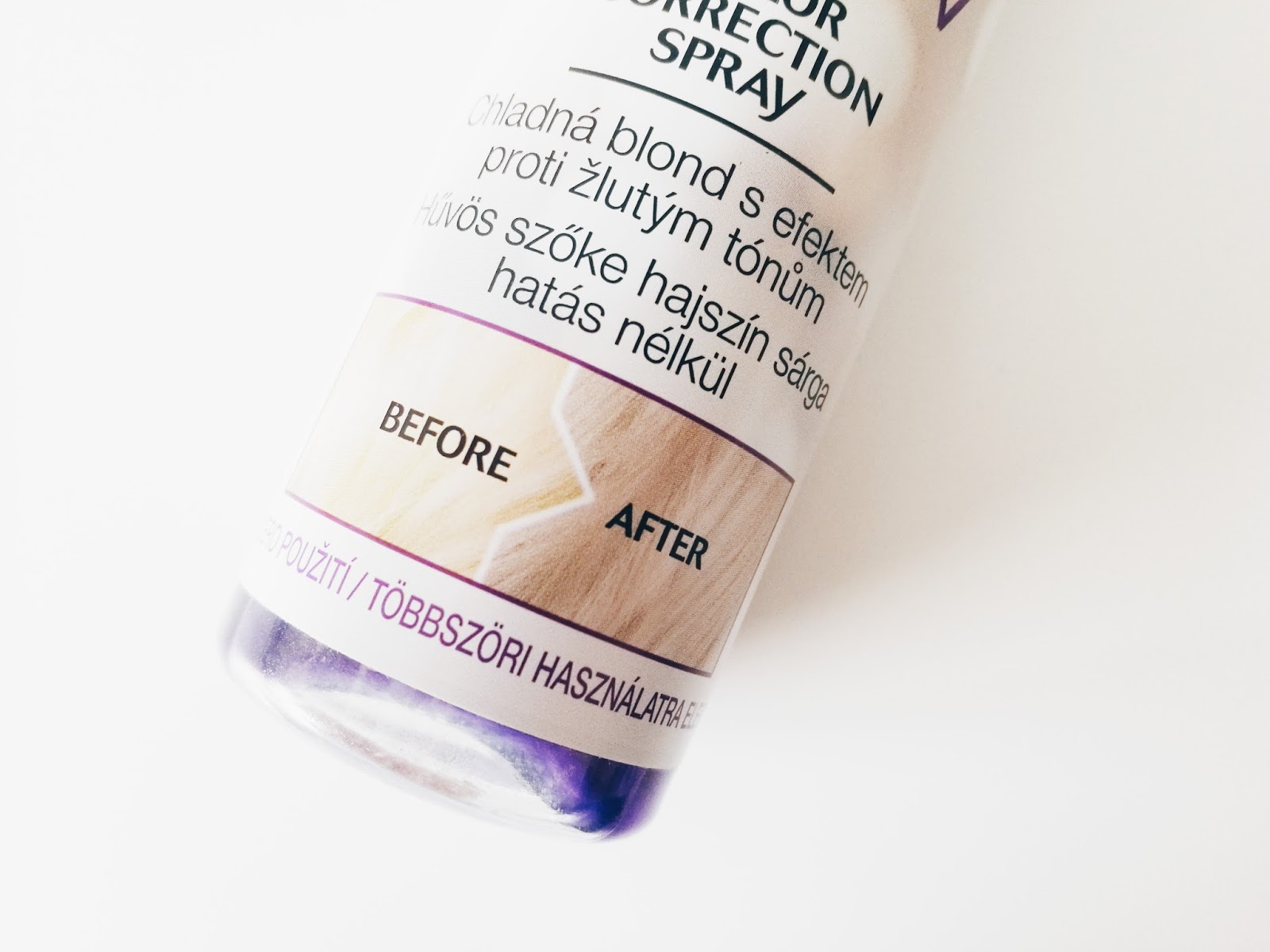 Schwarzkopf Palette: Anti-yellow Color Correction Spray | The Annette Vogue