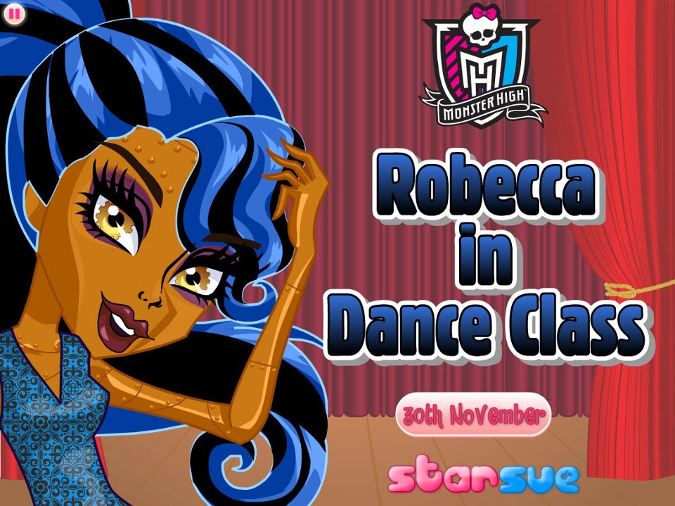 Monster High é Show: Novo jogo de vestir a Robecca Dance Class no StarSue