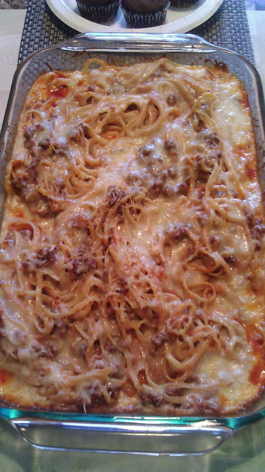 It's a Momsies World: Sweet Cheesy Baked Spaghetti for Kids