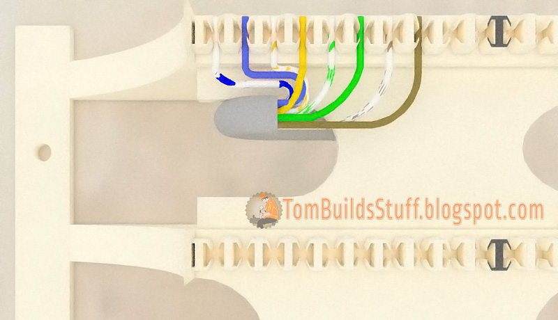 How to Wire A 110 Block Telephone Connector