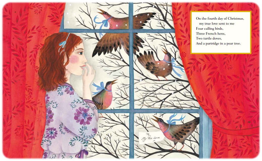 çizgili masallar: The Twelve Days of Christmas by Jane Ray