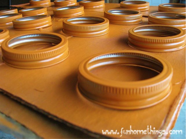 DIY CANNING LID PUMPKIN!