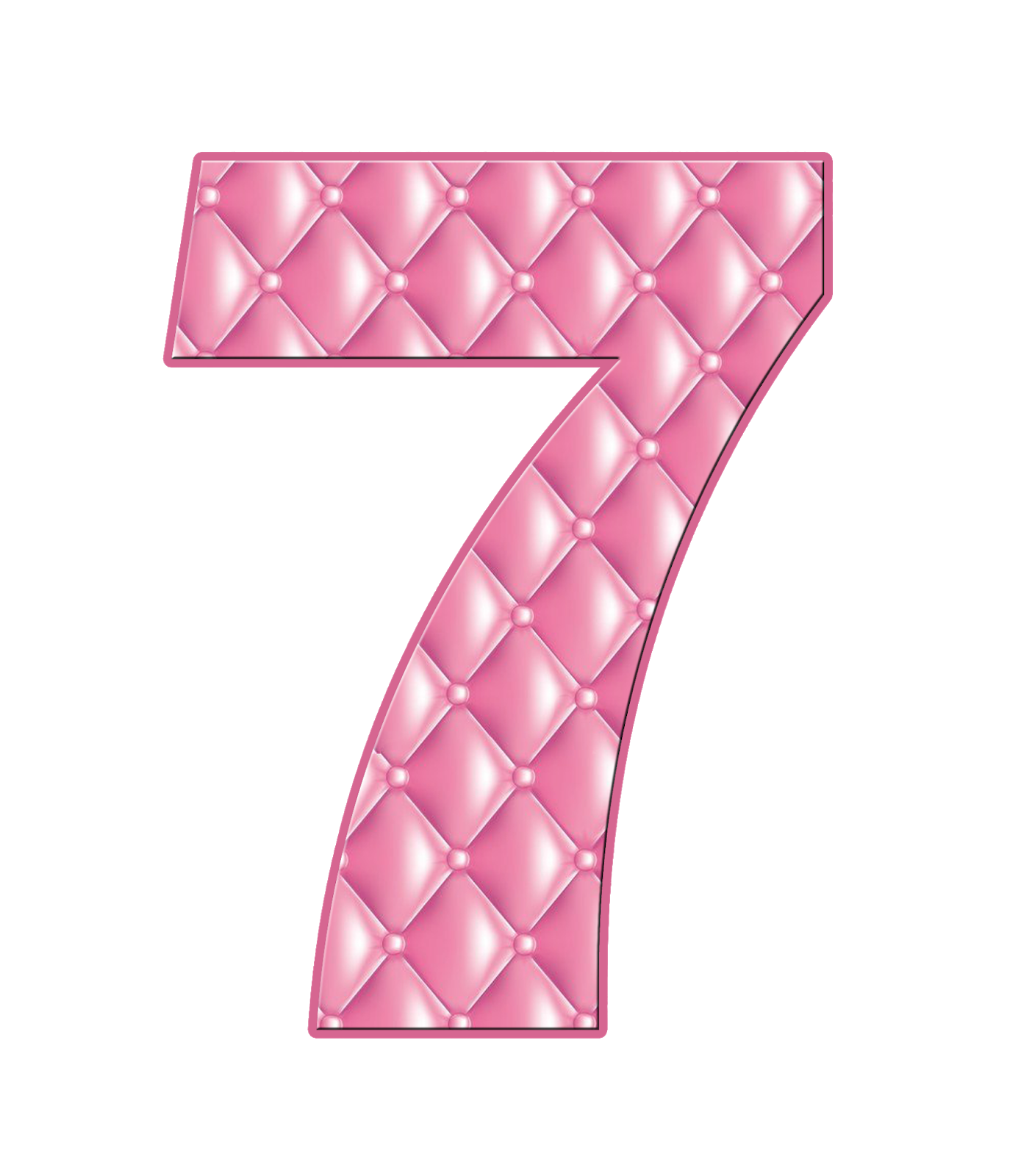 Mãe de Seis: Números Capitonê Rosa