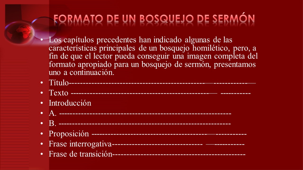 ENSEÑAR ES PREDICAR: Bosquejo