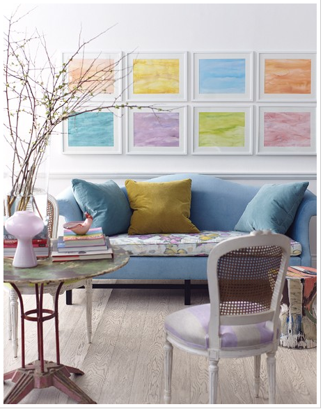 Pastelne boje u domu...