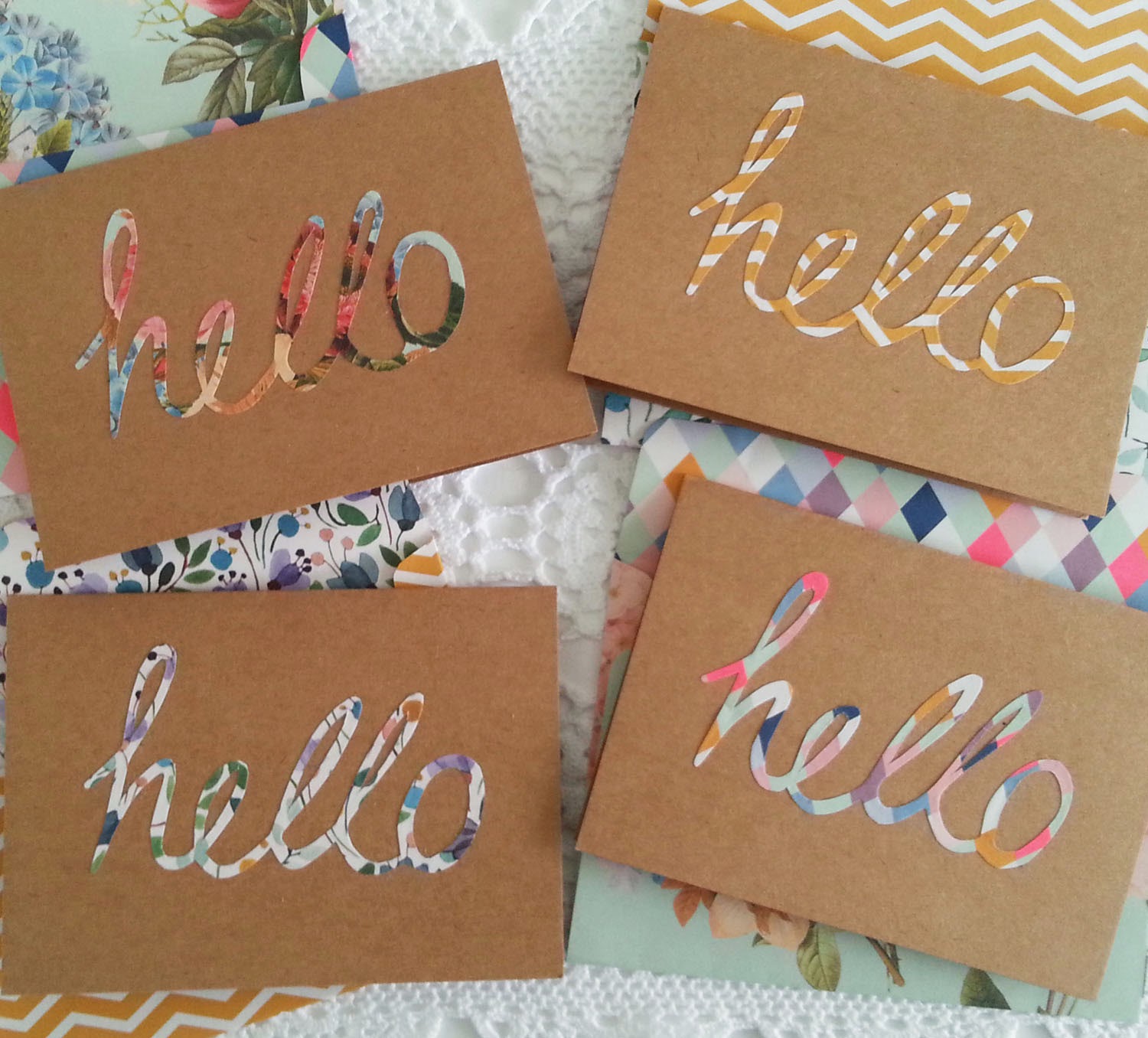 moose & bird: 'Hello' Gift Card Set {diy}