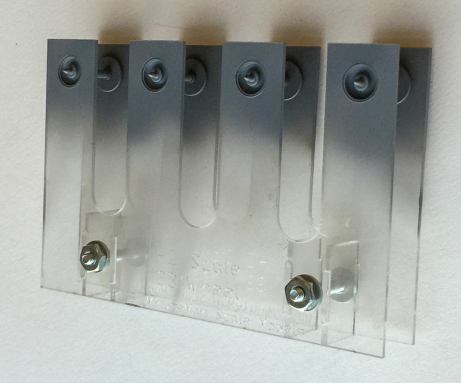 Prototype Railroad Topics: MinuteMan Scale Models Wheel Painting Jig