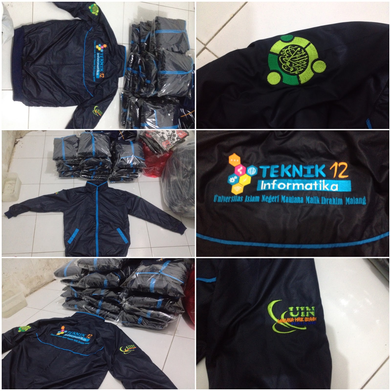 Jaket Teknik Informatika UIN Malang konveksi, grosir, kaos polos, jaket ...