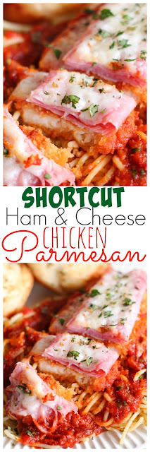 Eat Cake For Dinner: Shortcut Ham and Cheese Chicken Parmesan
