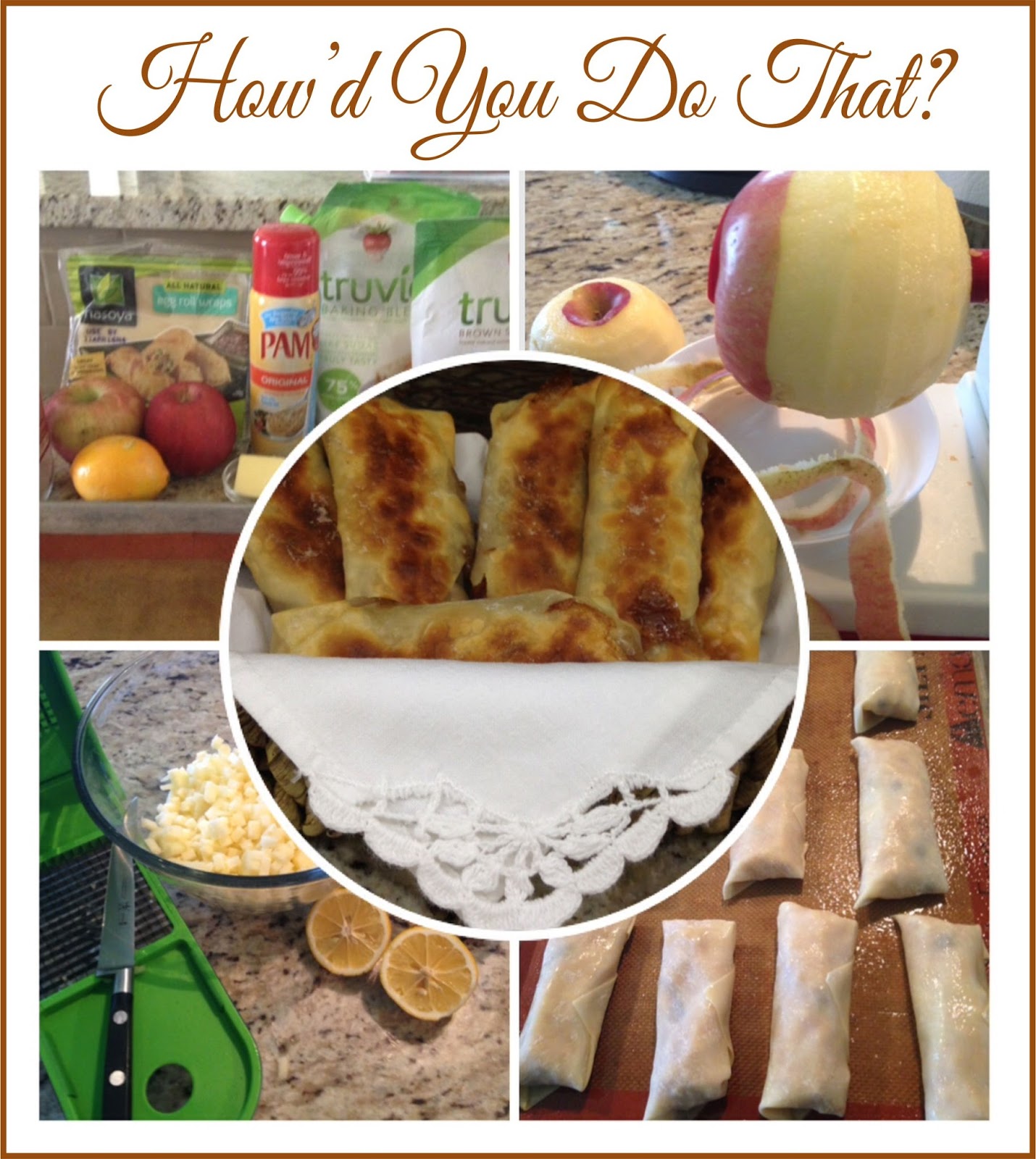 How'd You Do That?: TASTY TUESDAY - APPLE - CRASIN ROLLS